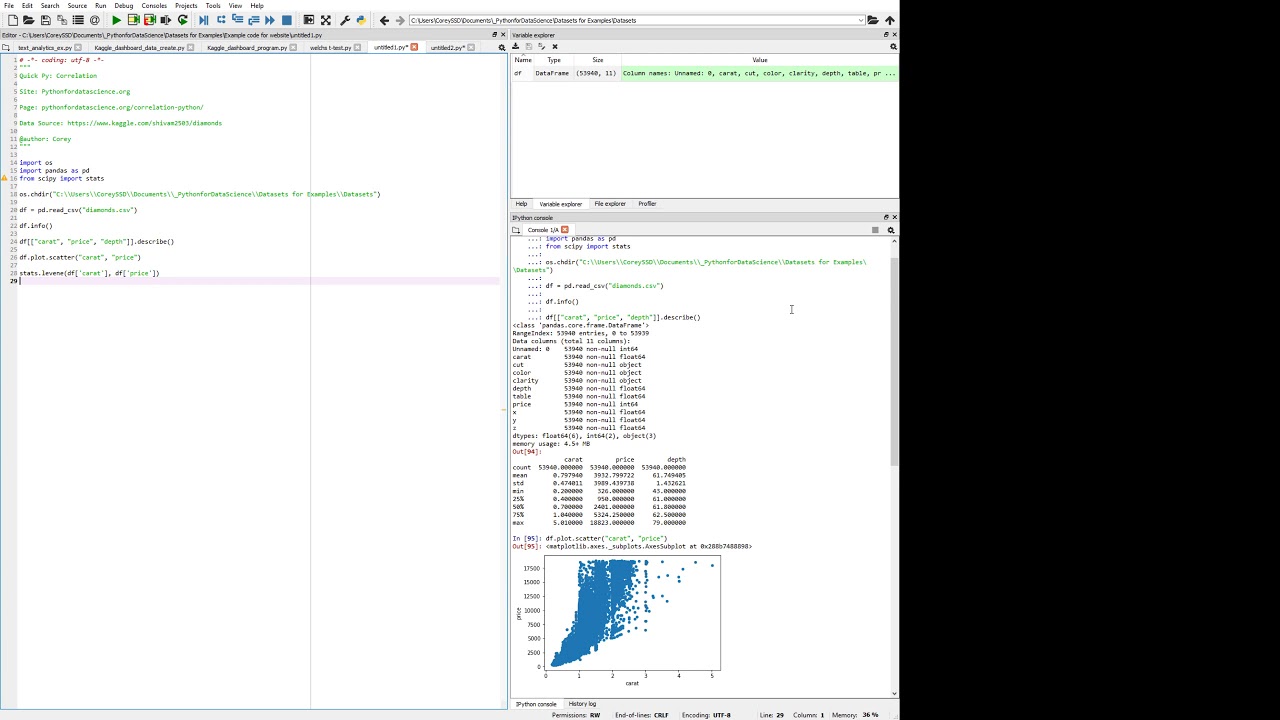 Quick Py: Correlation