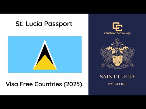St. Lucia Passport Visa Free Countries (2025) | Visa on Arrival | ETA