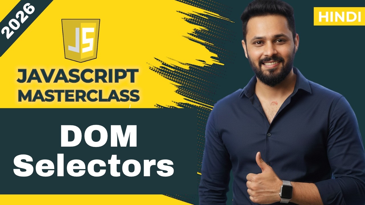 JavaScript Tutorial in Hindi #65 JavaScript querySelector vs querySelectorAll | DOM Selectors