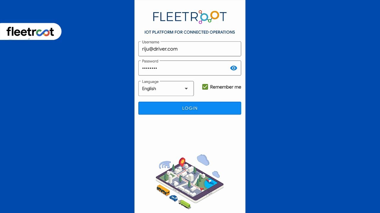 Rider App Demo | Fleetroot