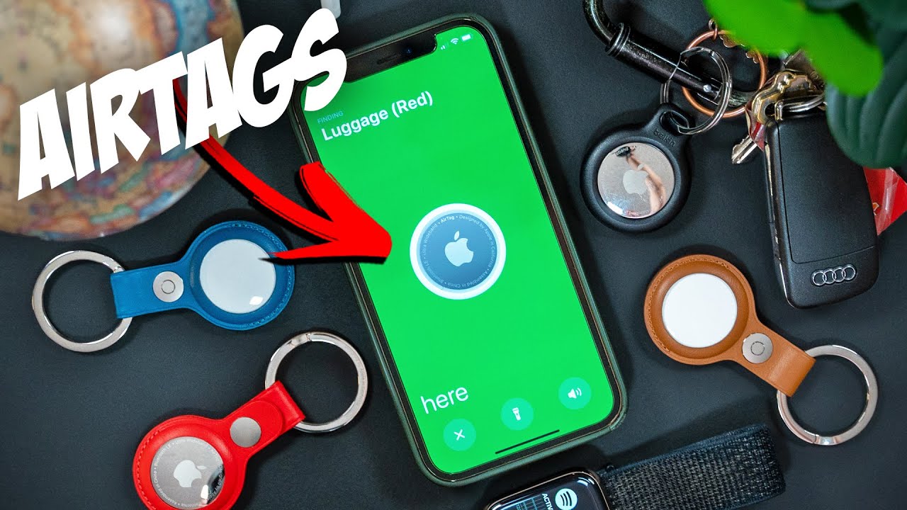 Apple AirTags 4 Pack Unboxing, Setup & First Impression: NEVER Lose Your Things 💡 | Raymond Strazdas