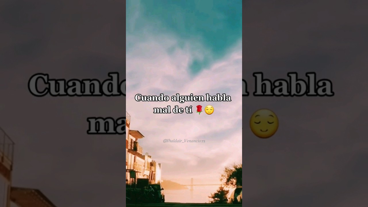 Cuando alguien habla mal de ti, no te molestes, al contrario. #reflexion #consejos #parati