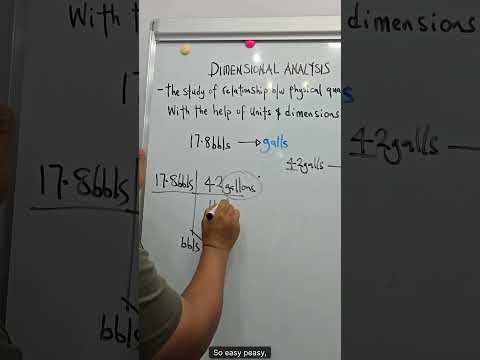 Oil and Gas Calculations: Converting Barrels to Gallons - Dimensional Analysis (Volume Conversions)