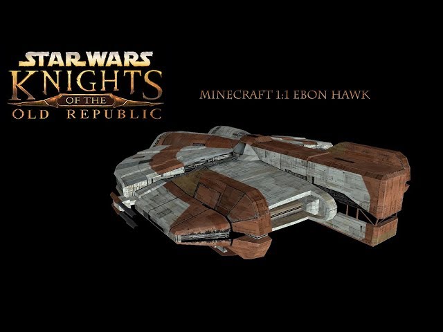 Star Wars KOTOR Ebon Hawk 1:1 Scale Minecraft Map