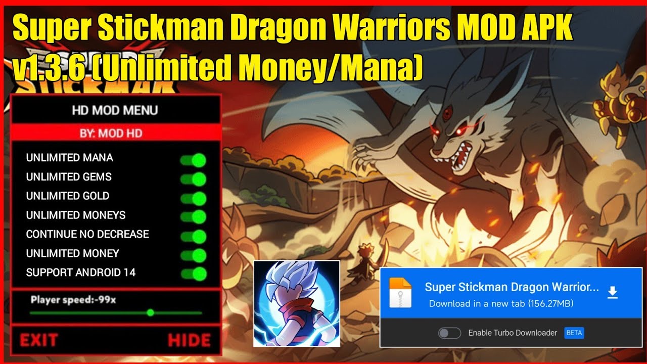 Super Stickman Dragon Warriors Mod Apk Unlimited Money And Gems Mediafıre Unlock All Characters 2025