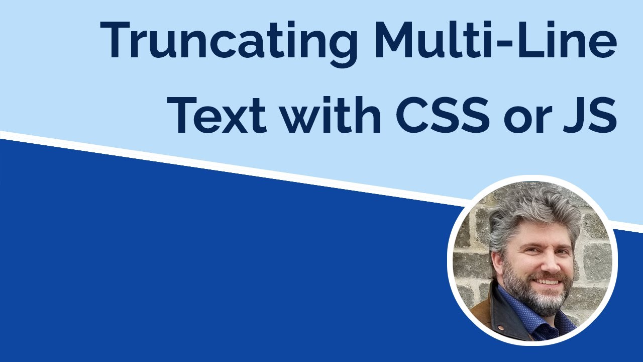 Truncating Text Inside Elements with CSS or JS
