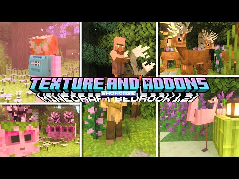7 Minecraft PE/Bedrock cute amazing texture pack and addons for 1.21+ you should try!🦉✨️🤎