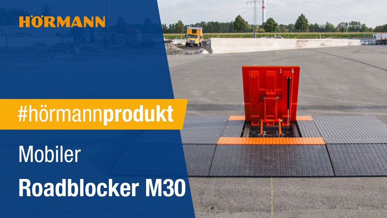 Мобилна барикада роуд блокер M30 на Hörmann | dogrami.bg