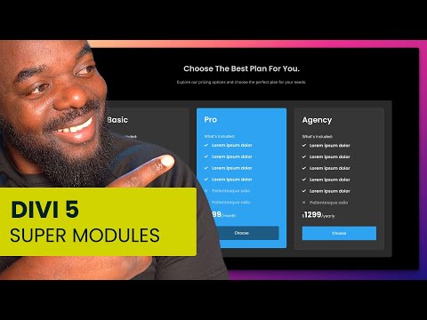 See How Fast You Can Build Pricing Tables With Divi 5 Super Modules!