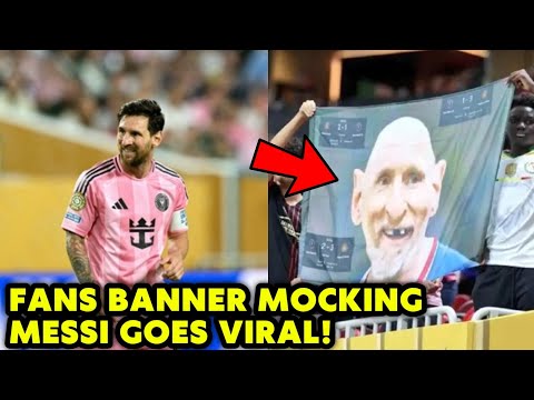 OMG! Atlanta fans make brutal dwarf dig at Leo Messi with disrespectful banner during PSG clash!