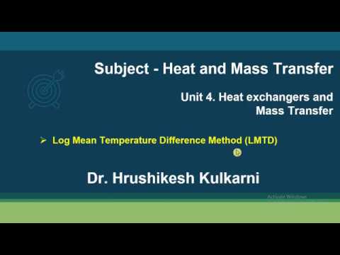 4 4 Log Mean Temperature Difference Method LMTD for Heat Exchanger