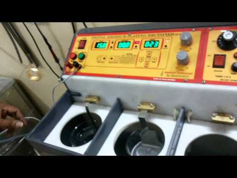 Gold Plating Machine - GOLD ELECTROPLATING MACHINE Latest Price ...