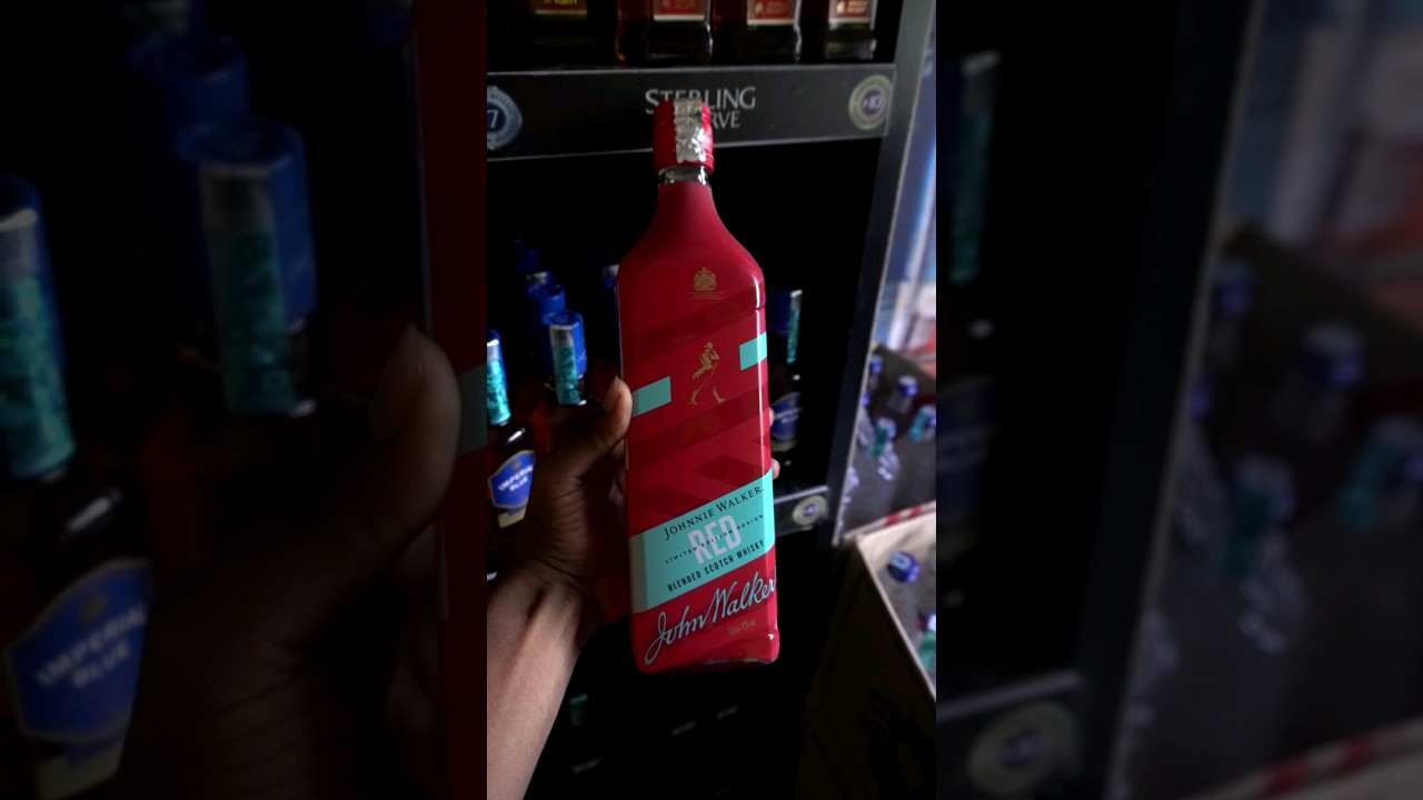 JOHNNIE WALKER /RED / Limited Edition Design #youtubeshorts #reels