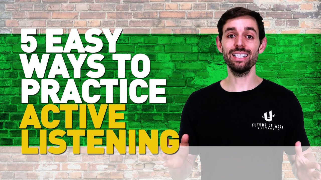 5 Easy Ways To Practice Active Listening | Jacob Morgan