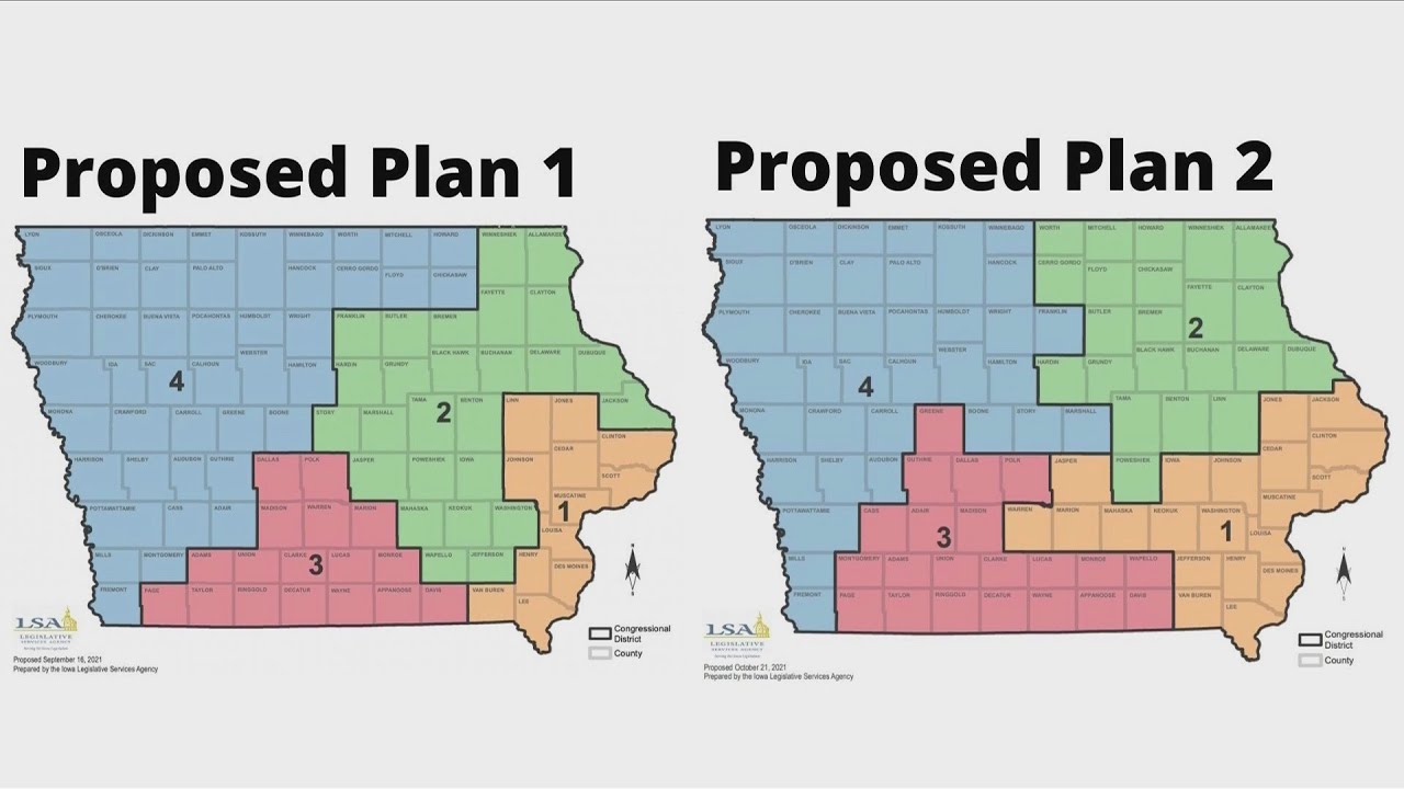Iowa Lawmakers Approve New Maps