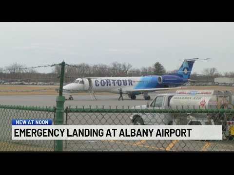 Emergency landing at Albany airport