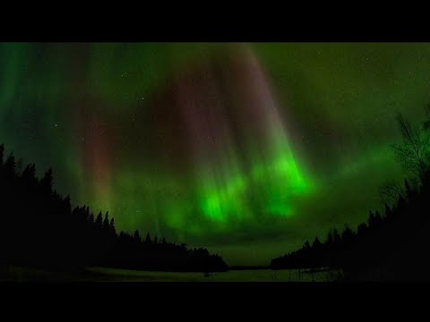 Revontulia Tampereen seudulla 2023 | 4K Timelapse