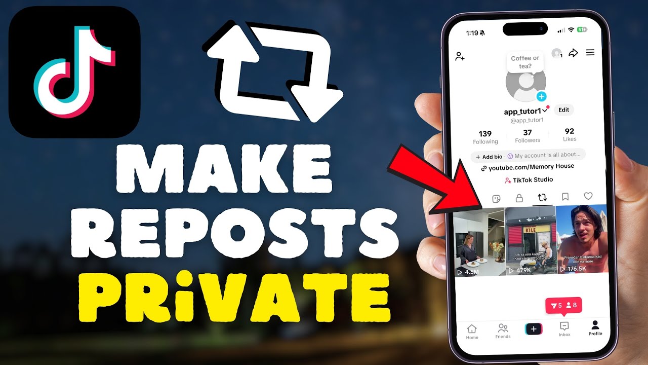 How To Make Reposts Private on TikTok (2025)