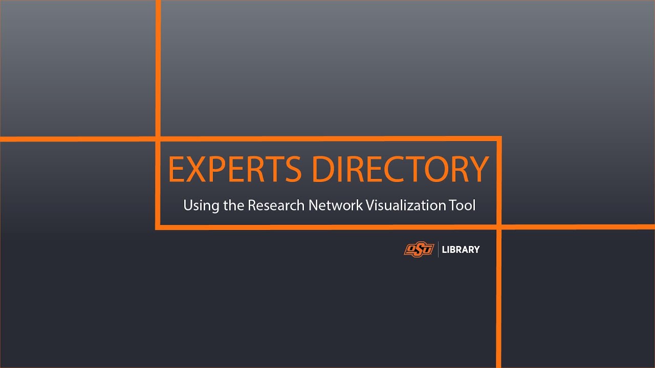 Symplectic Elements Experts Directory: Using the Research Network Visualization Tool