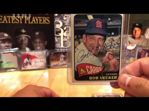 FOUND! Classic On-Card Cardinals Autos! BOB UECKER! HERZOG! SLAUGHTER! MORE!!