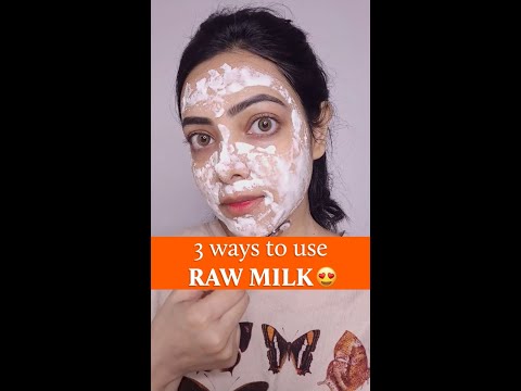 3 ways to use raw milk | #shorts | Purplle.com |