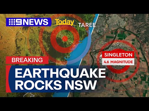 A 4.6 magnitude earthquake rocks NSW | 9 News Australia