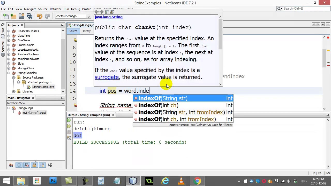 AP Computer Science   110   String Class