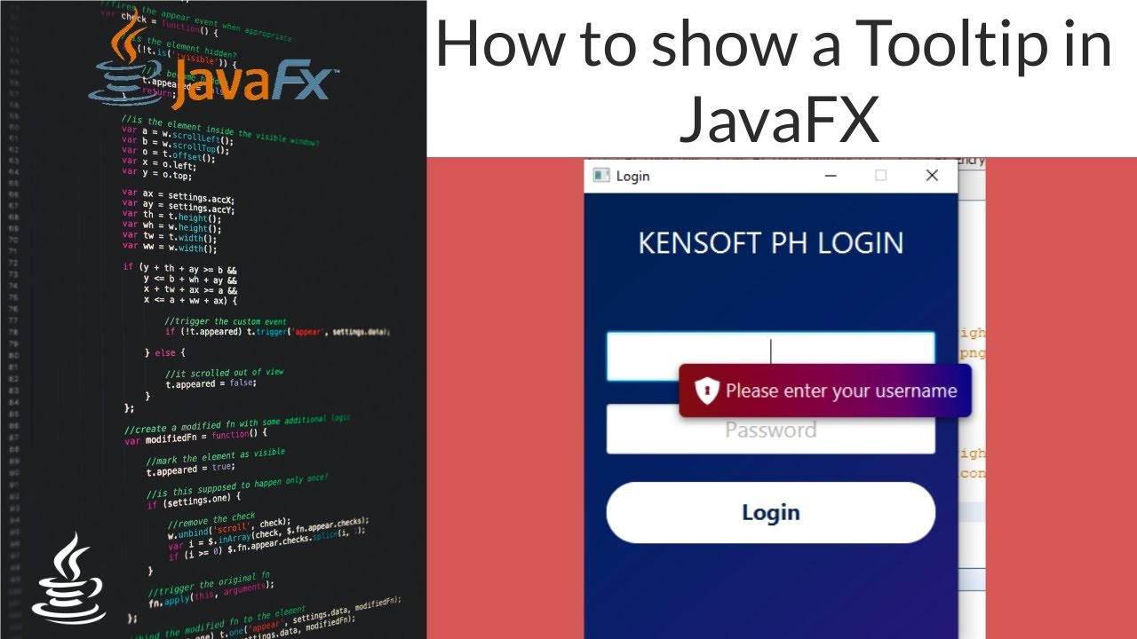 JavaFX Tutorial: How to show a Tooltip in JavaFX 2021