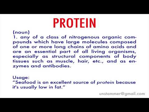 How to Pronounce Protein