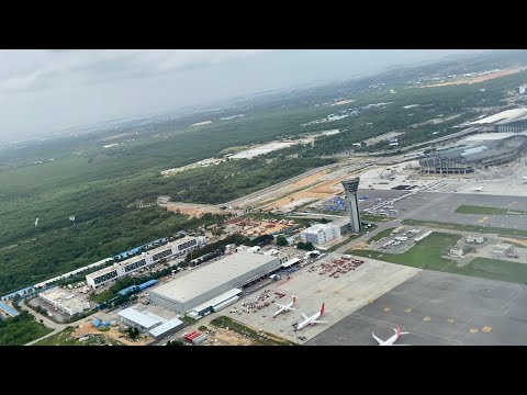 Hyderabad Rajiv Gandhi International Airport Takeoff [4K]