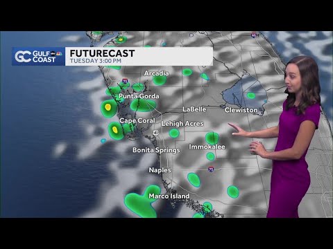 Monday Forecast: Highs in the 90s with afternoon coastal storms again