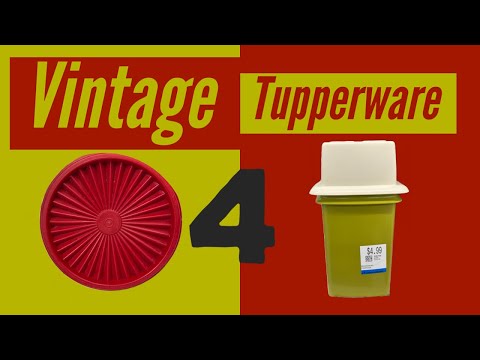 VINTAGE Tupperware 4 - Extravaganza | Tupperware Of Yesteryear