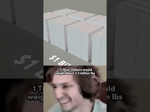 What 1 Trillion Dollars in Cash Money Looks like #shorts #ytshorts #money