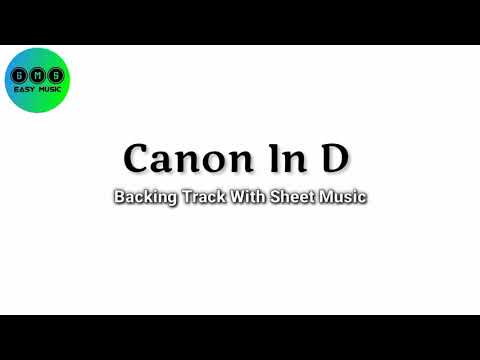 [Backing Track] Canon In D - Pachelbel [Free Sheet Music]