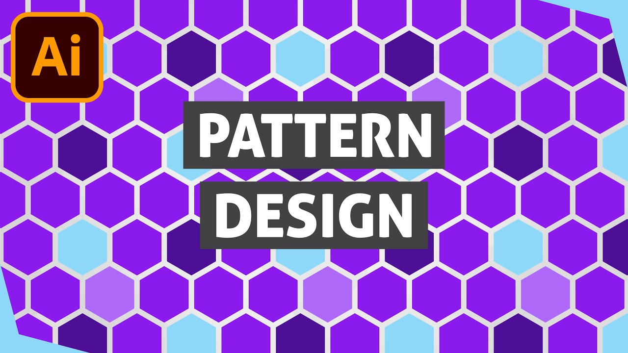 How To Create A Hexagon Pattern In Adobe Illustrator - Manual & Pattern Swatch