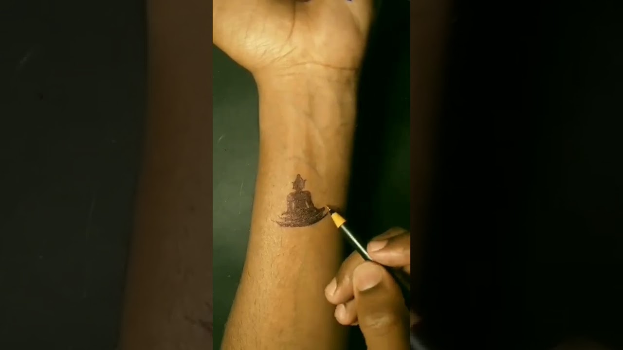 tattoo | #shorts | tattoo drawing |  tattoo ideas | minimalist tattoo | tattoo designs | buddha