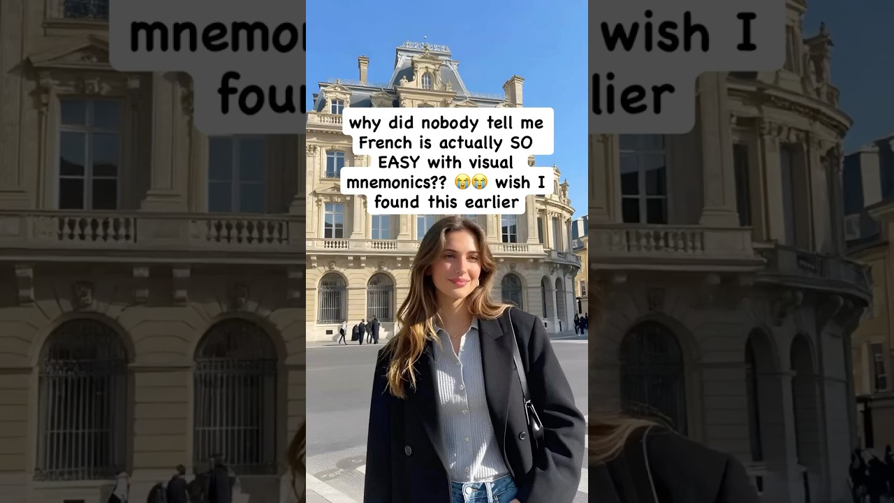 Learning with visual mnemonics #frenchbasics #learnfrench #frenchmnemonics #keymagine #dede5