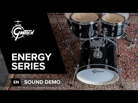 Gretsch Energy 5 Piece Drum Kit - Blue Sparkle Finish (Throne | Reverb
