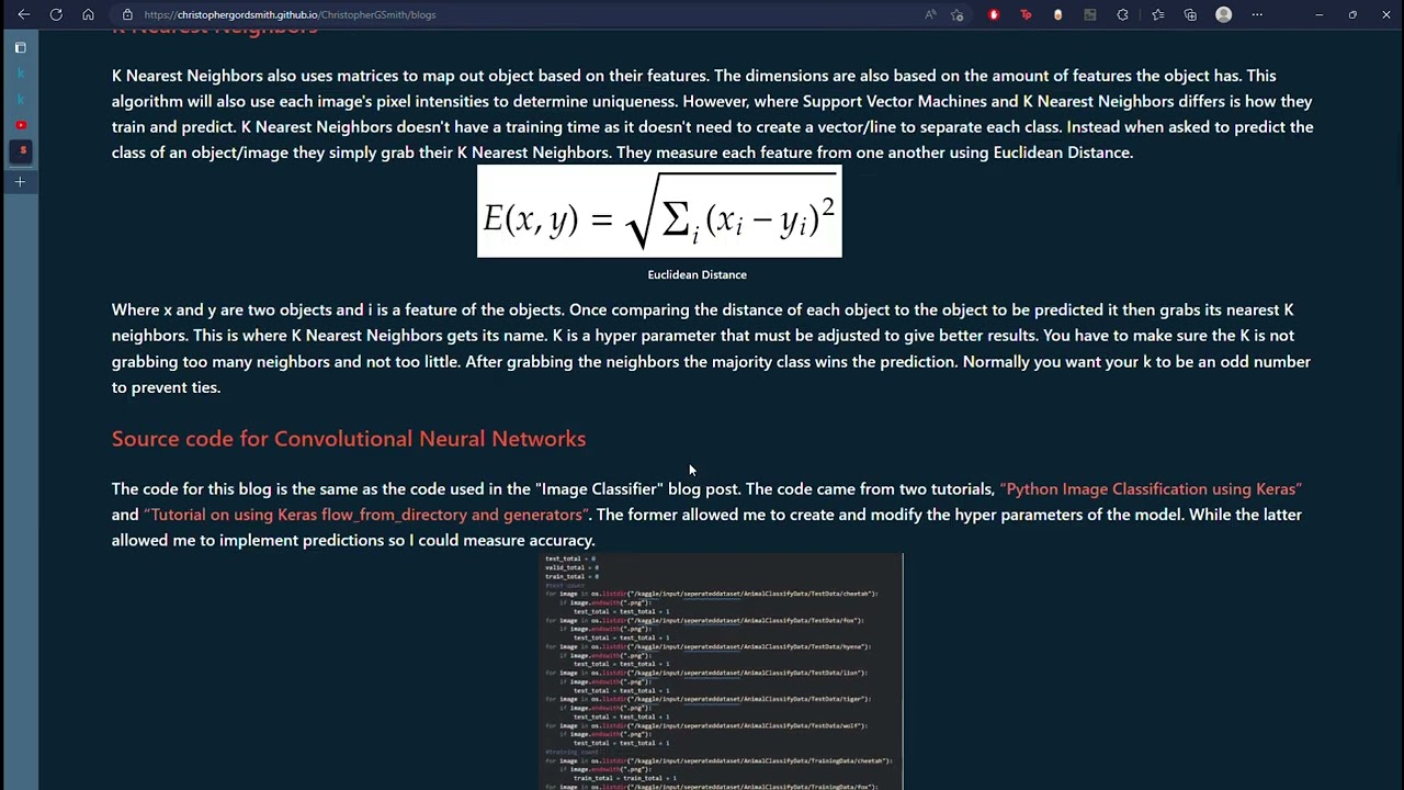 Final Term Project Algorithm Comparisons CNN, KNN, SVM for image classification.