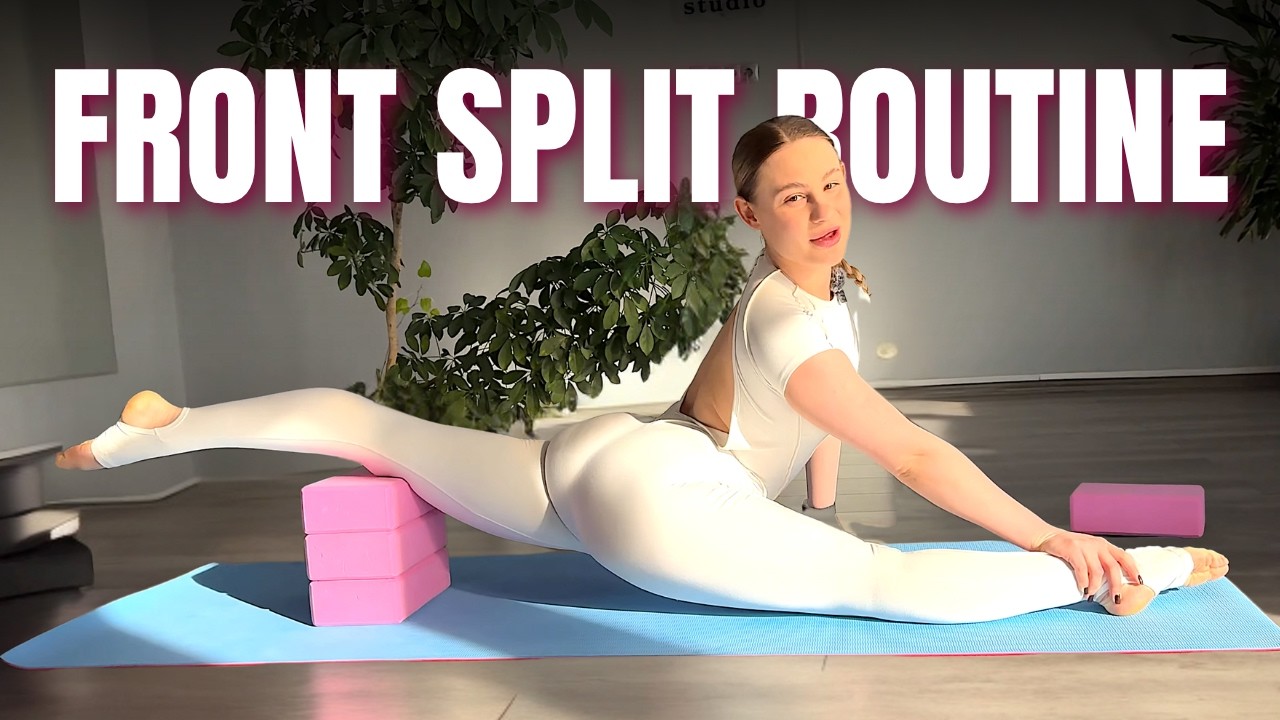 LEG SPLIT! HAMSTRING STRETCH FOR OVERSPLIT! 😳