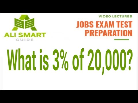 What is 3% of 20000 ?