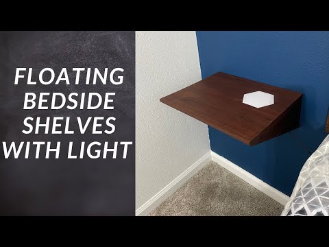 DIY Floating Nightstand With Modern Tech