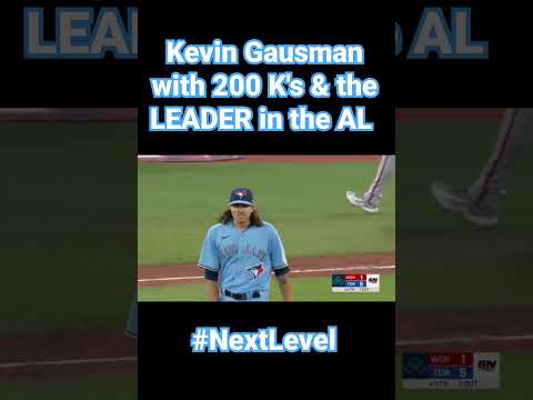 Kevin Gausman with 200 Strikeouts this year, SO FAR #mlb #Toronto #BlueJays #Shorts #Gausman #hcs