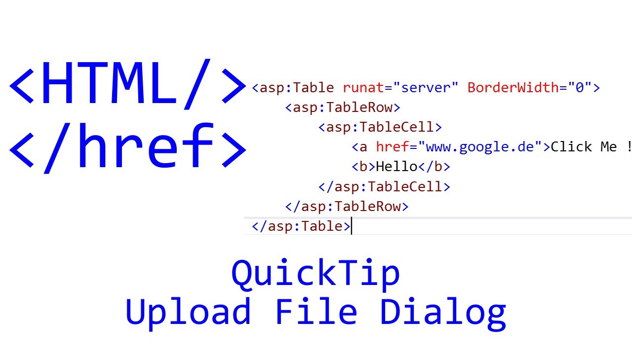 QuickTip #88 - HTML Tutorial - Upload File Dialog | JavaScript | jQuery