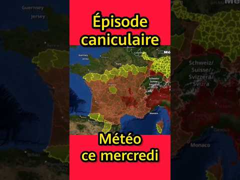 prévisions Mercredi alerte rouge#meteo #meteofrance #meteoalacarte #meteo #climat #weather #france