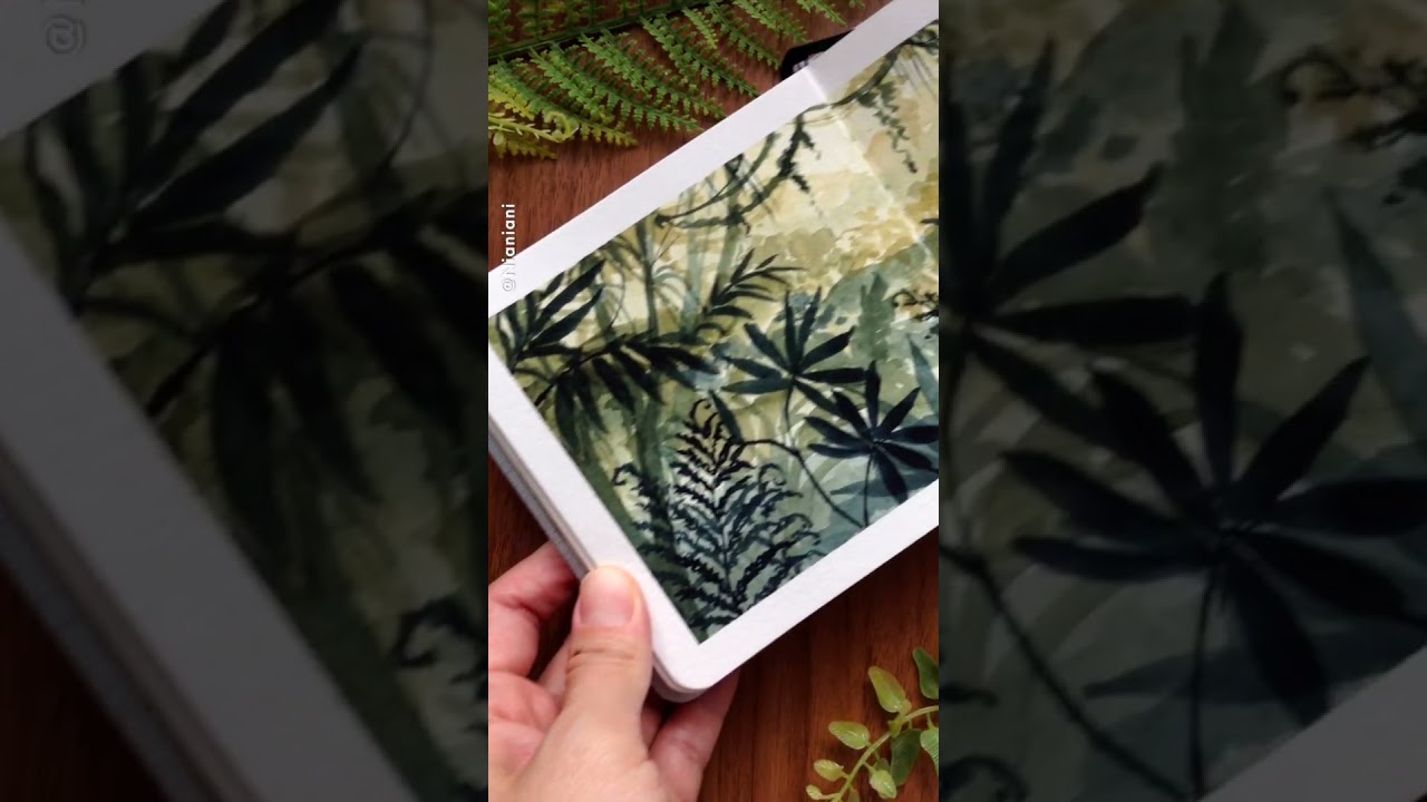 Unruly Jungle Watercolor Illustration: Full Tutorial Coming