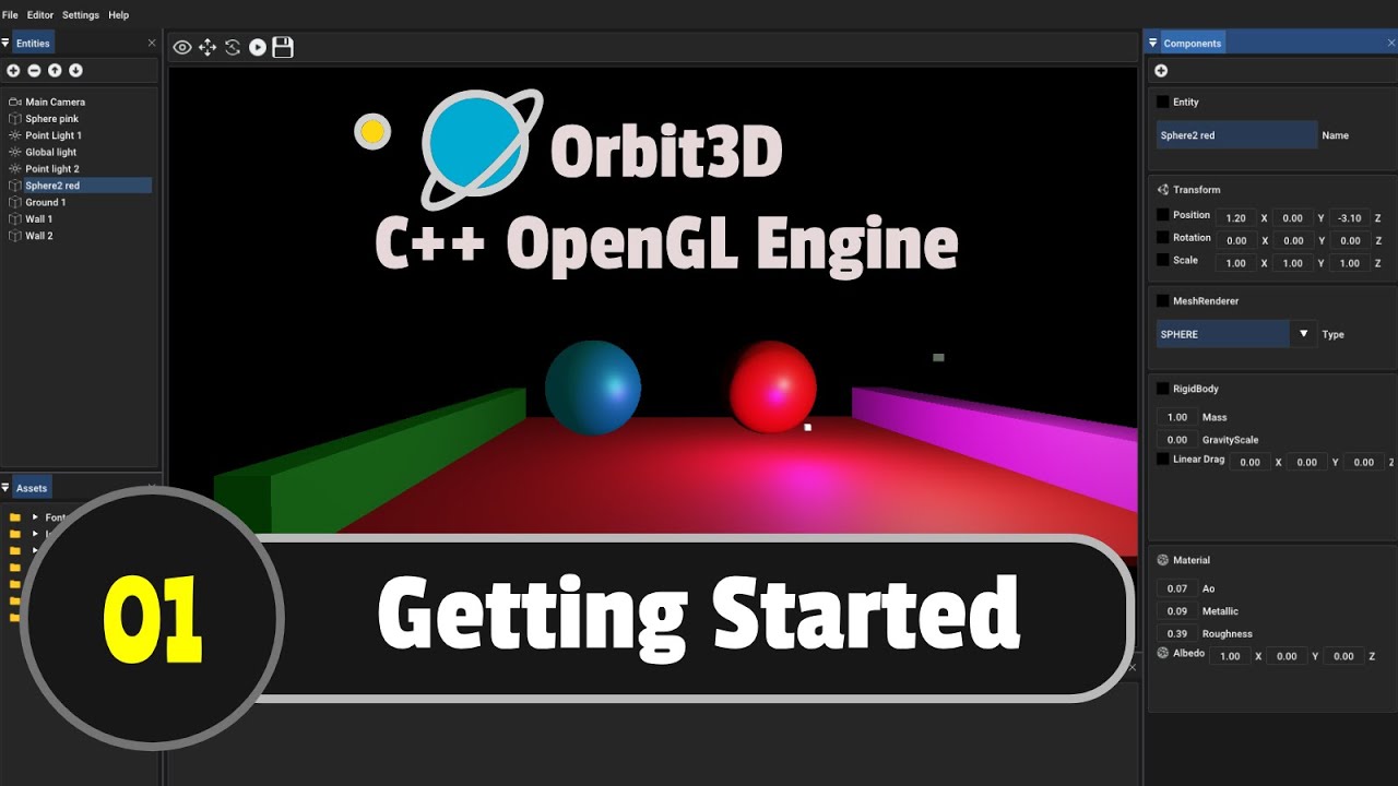 OpenGL Game Engine ImGui | Getting Started