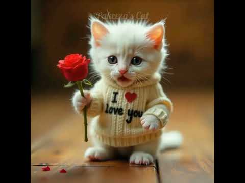 I love you๐ฅบโค๏ธ#ai #cat #cute #funny #catlovers #talkingcat #lipsync #kitten #catvideos #pets #love