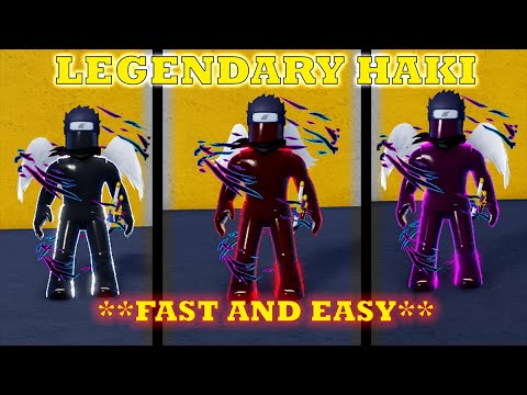 How to get LEGENDARY HAKI in 3 minutes Fast and Easy | BLOX FRUITS 2024