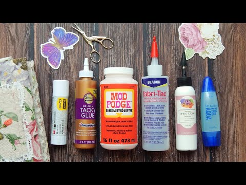 WHICH GLUE DO I USE?? How To Choose the BEST GLUE for JUNK JOURNALS! Glue Guide for Beginners!
